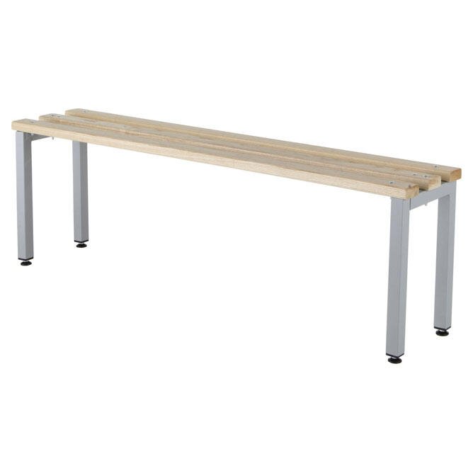 Probe Budget Cloakroom Single Sided Bench 1500 x 305mm - Silver Frame ...