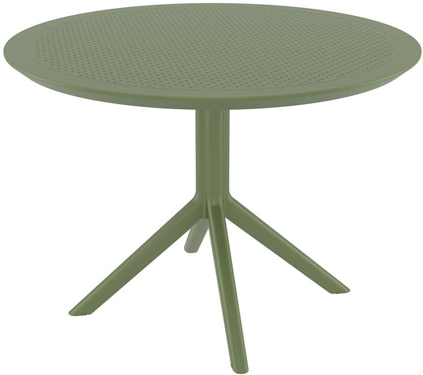 Modern, Durable Zap Sky Round Table for Indoor and Outdoor Use - Office ...
