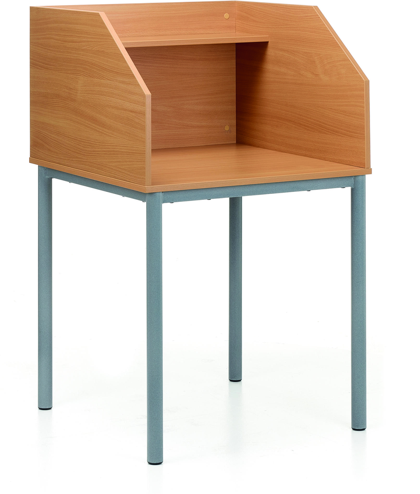 Metalliform Study Carrel - (w) 750 x (d) 750 x (h) 640/710/760mm ...