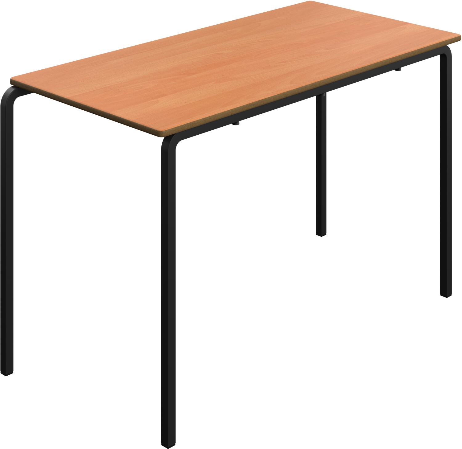 Titan Crush Bent Frame Table 1200 x 600mm - Office Furniture Direct