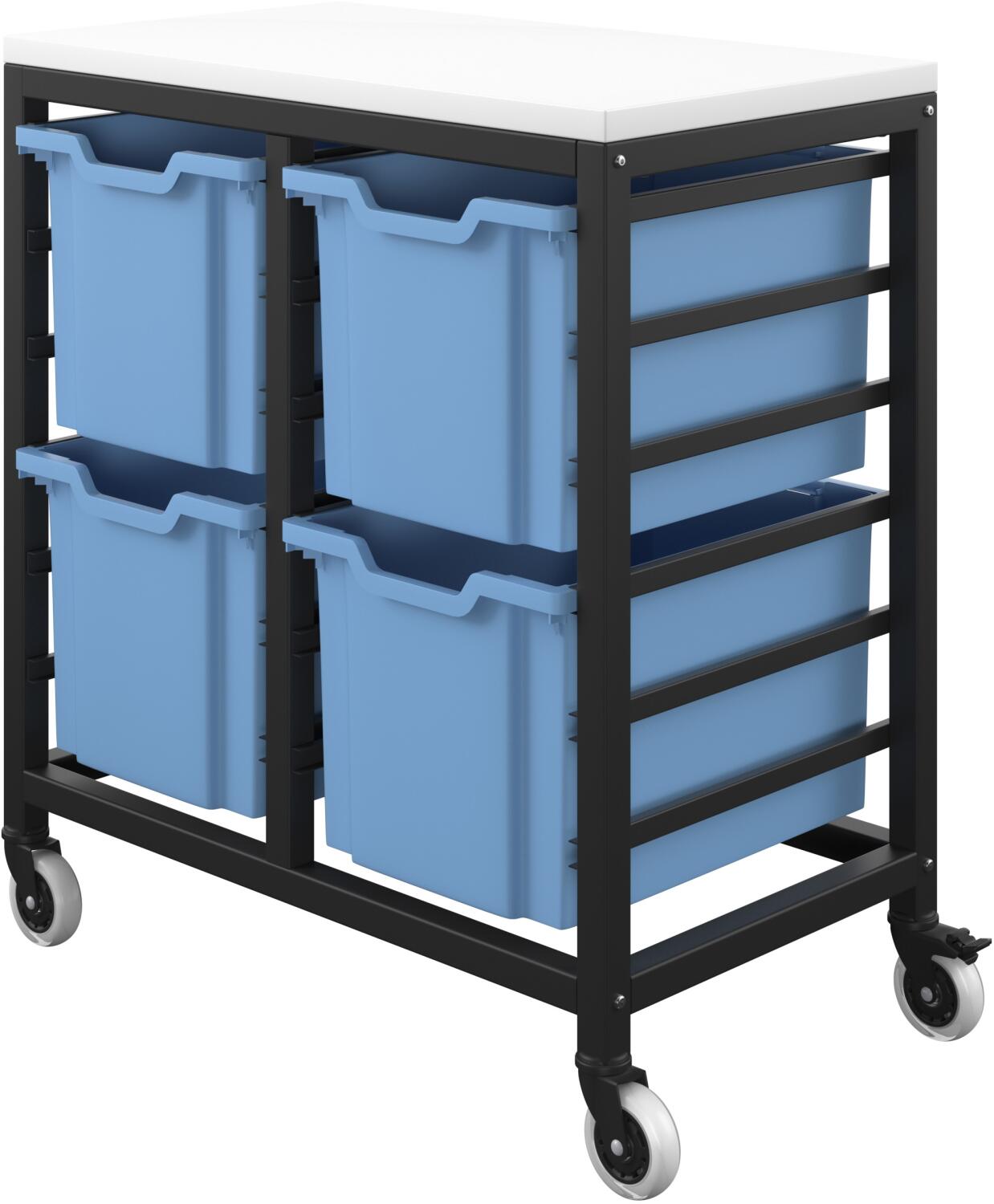 Titan 4 Draw Mobile Storage Unit for Educational Spaces - Office ...