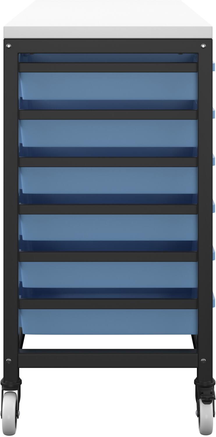 Titan 18 Draw Shallow F1 Tray Mobile Storage Unit for Classrooms ...