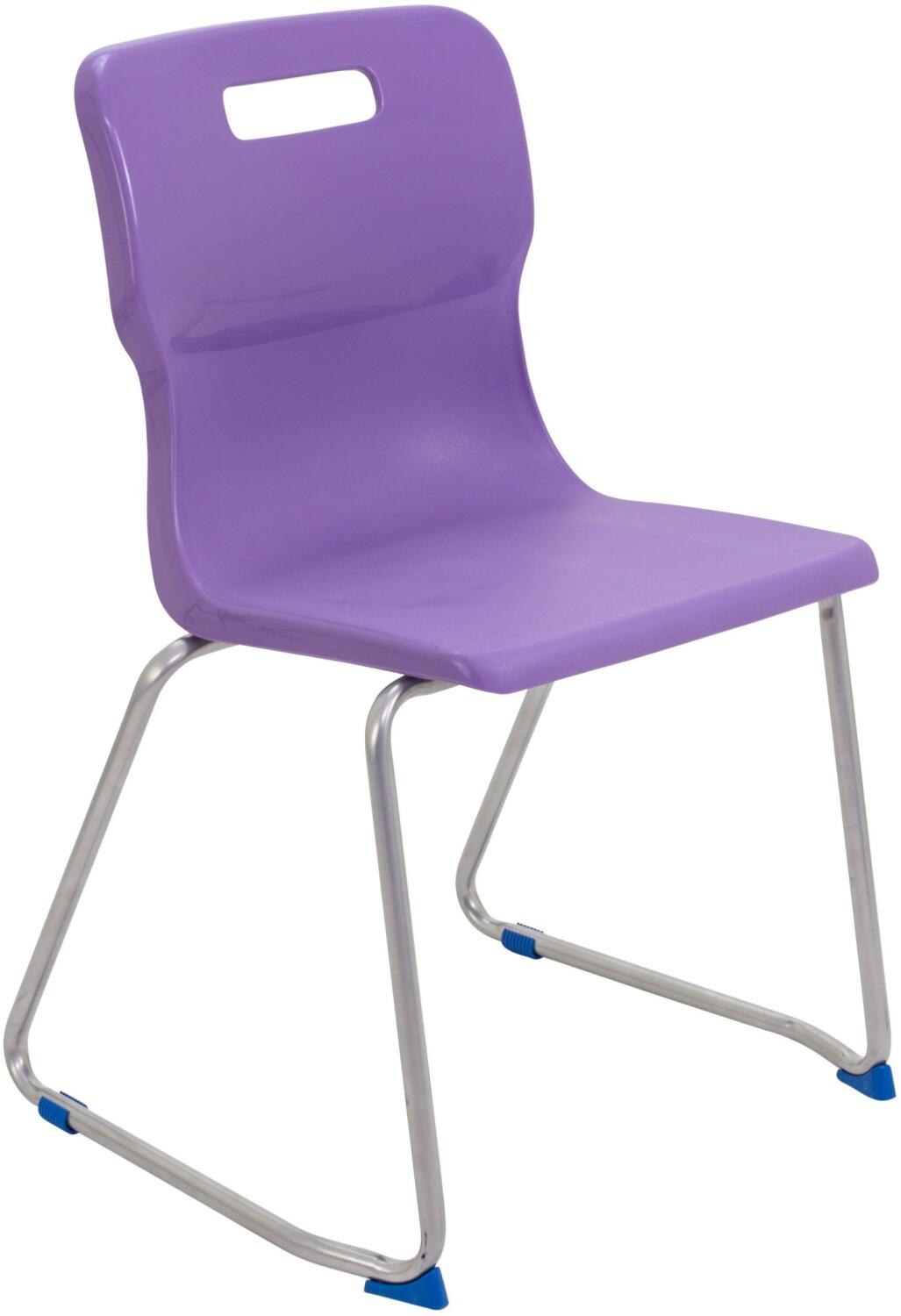 Titan Skid Base Classroom Chair for Ages 11-14, 430mm Seat Height ...