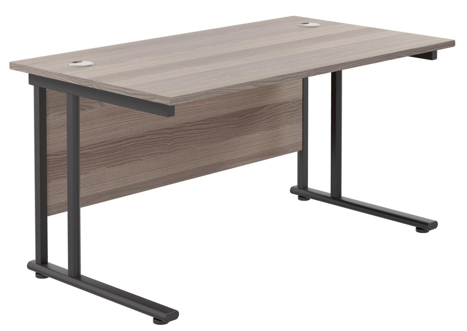 TC Twin Upright Desk with Cantilever Legs - Ideal for Workplaces ...
