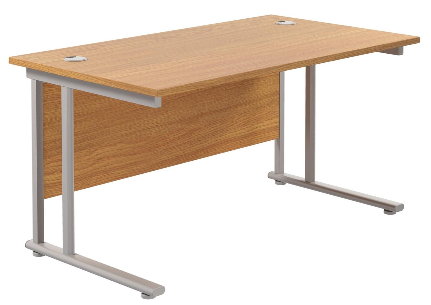 TC Twin Upright Desk with Cantilever Legs - Ideal for Workplaces ...