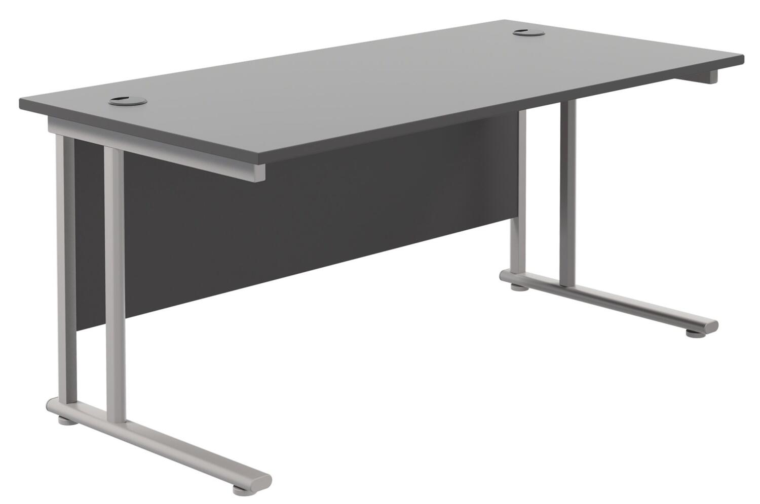 TC Twin Upright Desk with Cantilever Legs - Ideal for Workplaces ...