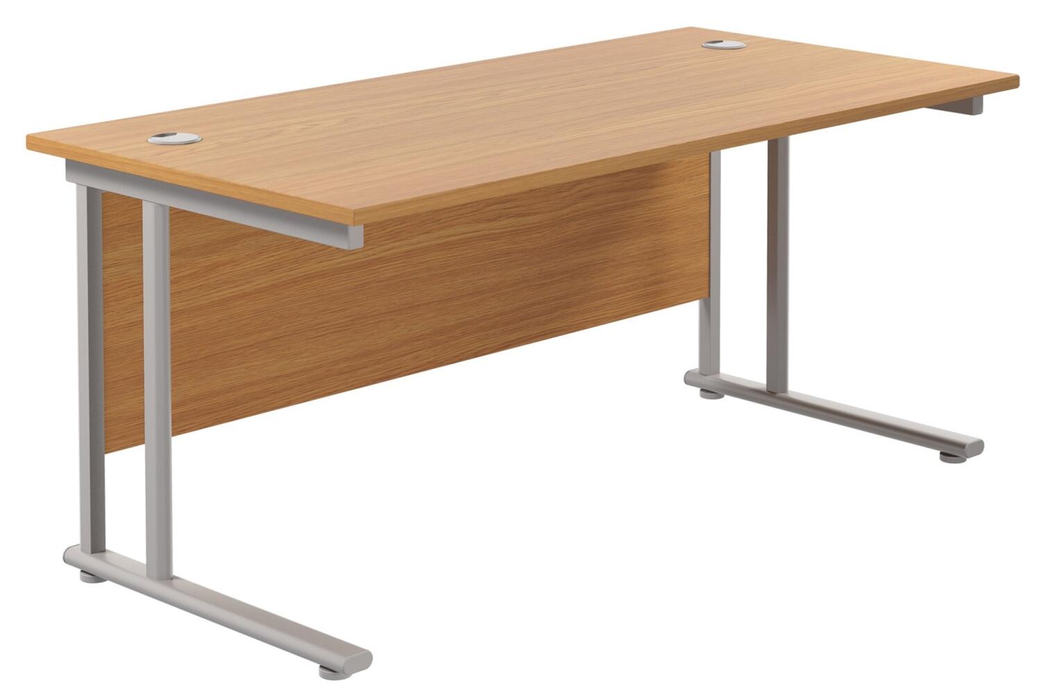 TC Twin Upright Desk with Cantilever Legs - Ideal for Workplaces ...