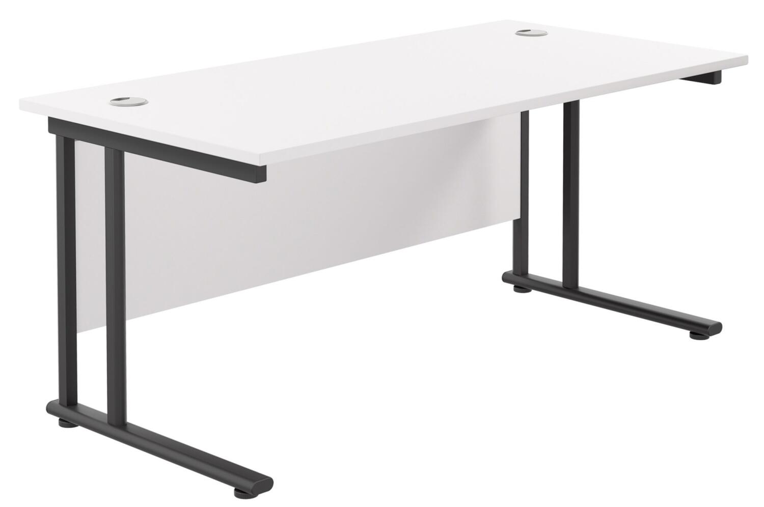 TC Twin Upright Desk with Cantilever Legs - Ideal for Workplaces ...