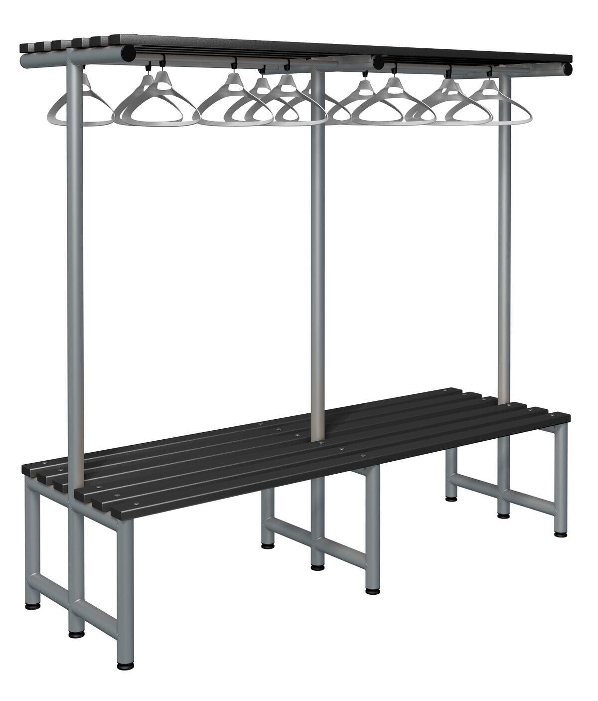 Probe Cloakroom Double Sided Overhead Hanging Bench Details - Office ...