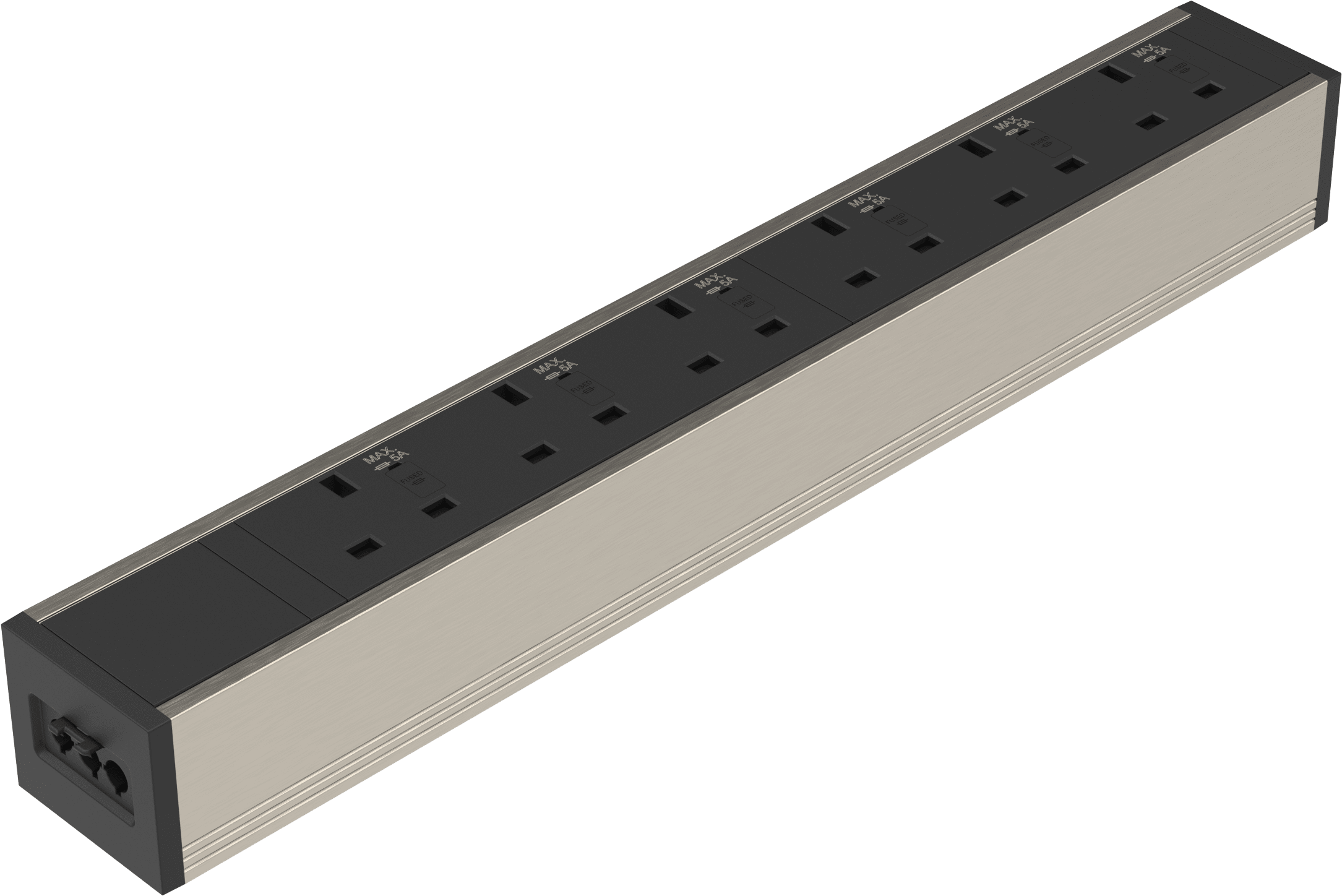 Metalicon Powerlink Underdesk Power Module with 6 Power Sockets ...