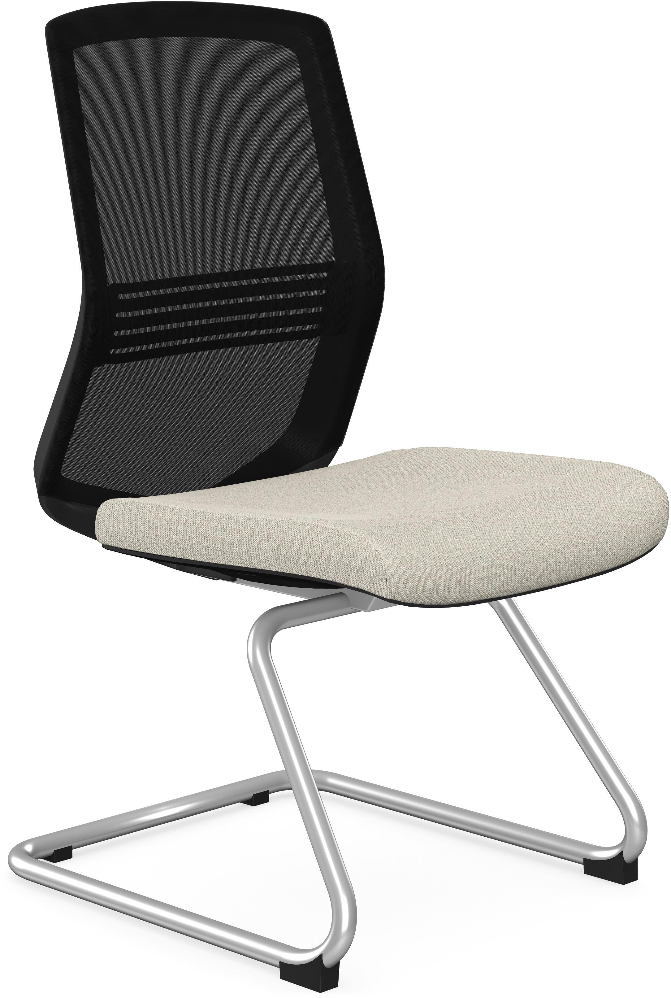 Elite Vida Mesh Cantilever Meeting Chair with Chrome Base - Office ...