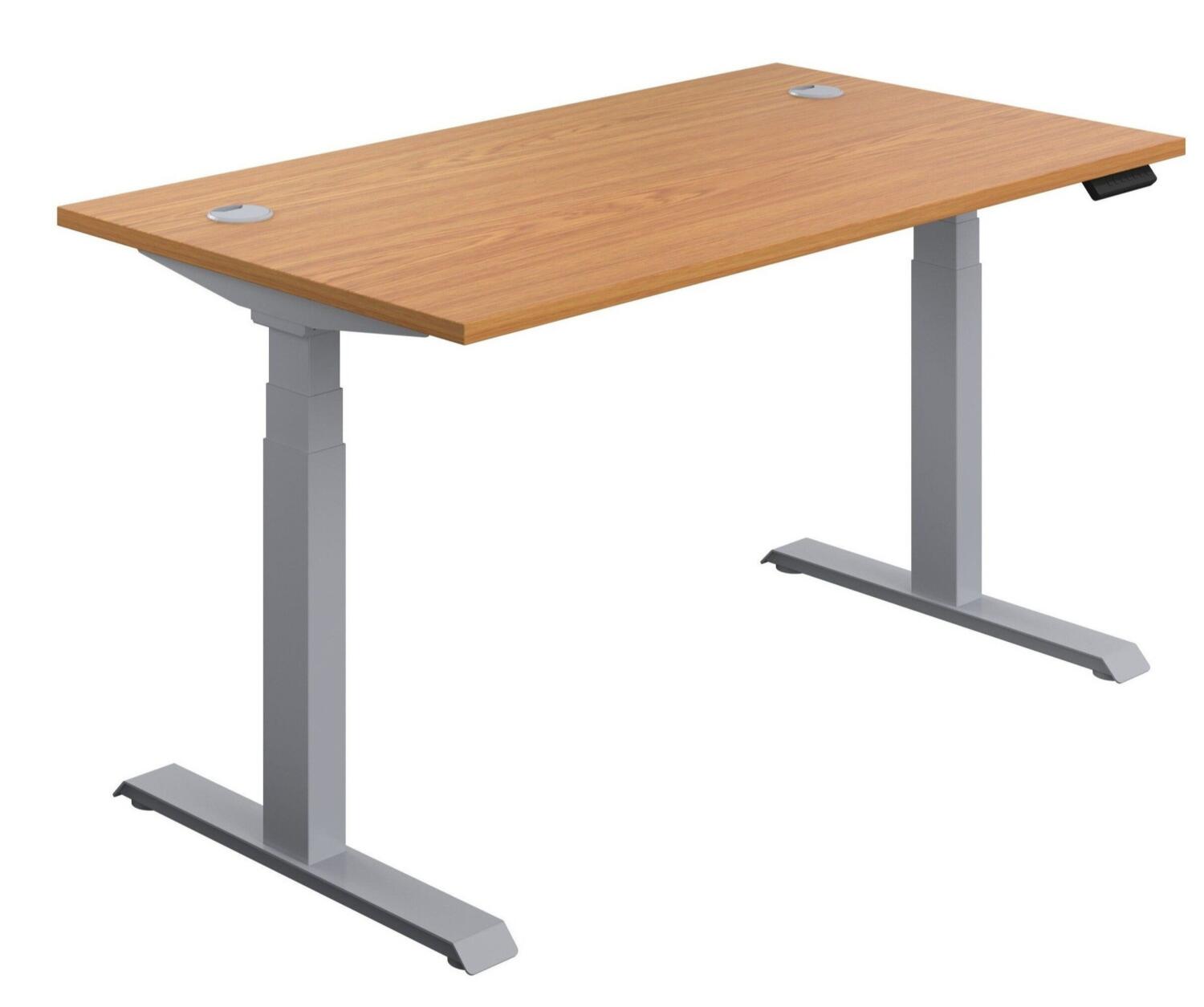 TC Economy Height Adjustable Desk with I Frame Legs 1800mm x 800mm