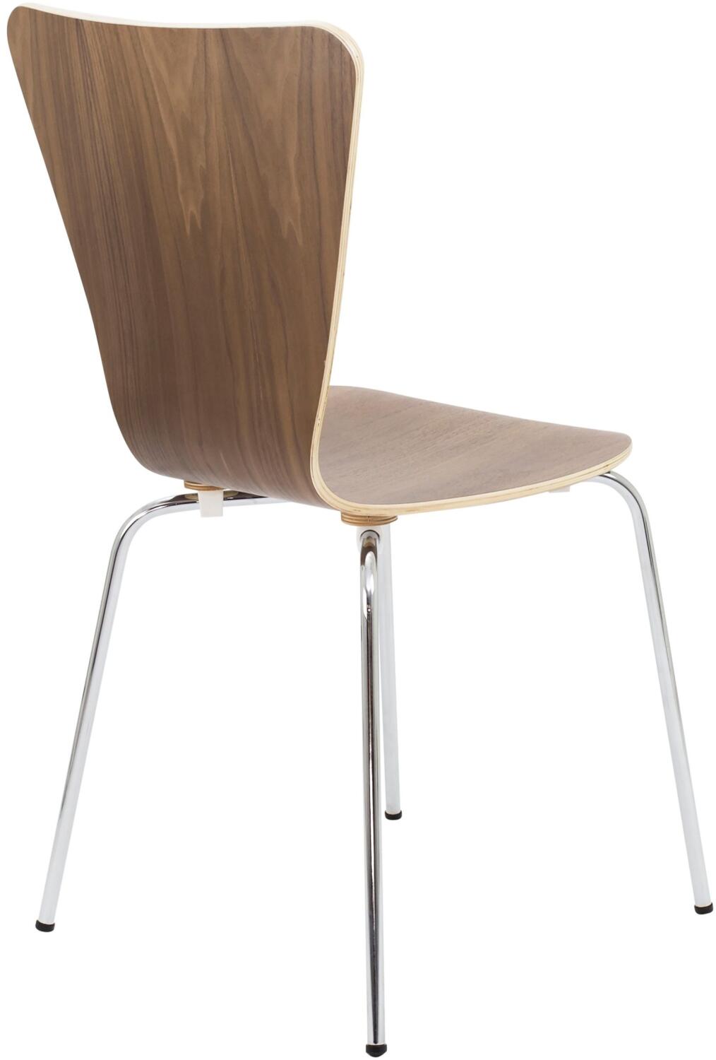TC Picasso Walnut Chair - Wooden Stacking Chair for Bistros & Cafes ...