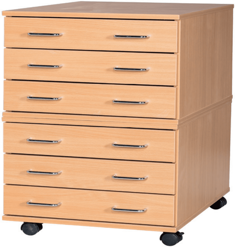 Willowbrook 6 Drawer A2 Plan Chest - Office Furniture Direct