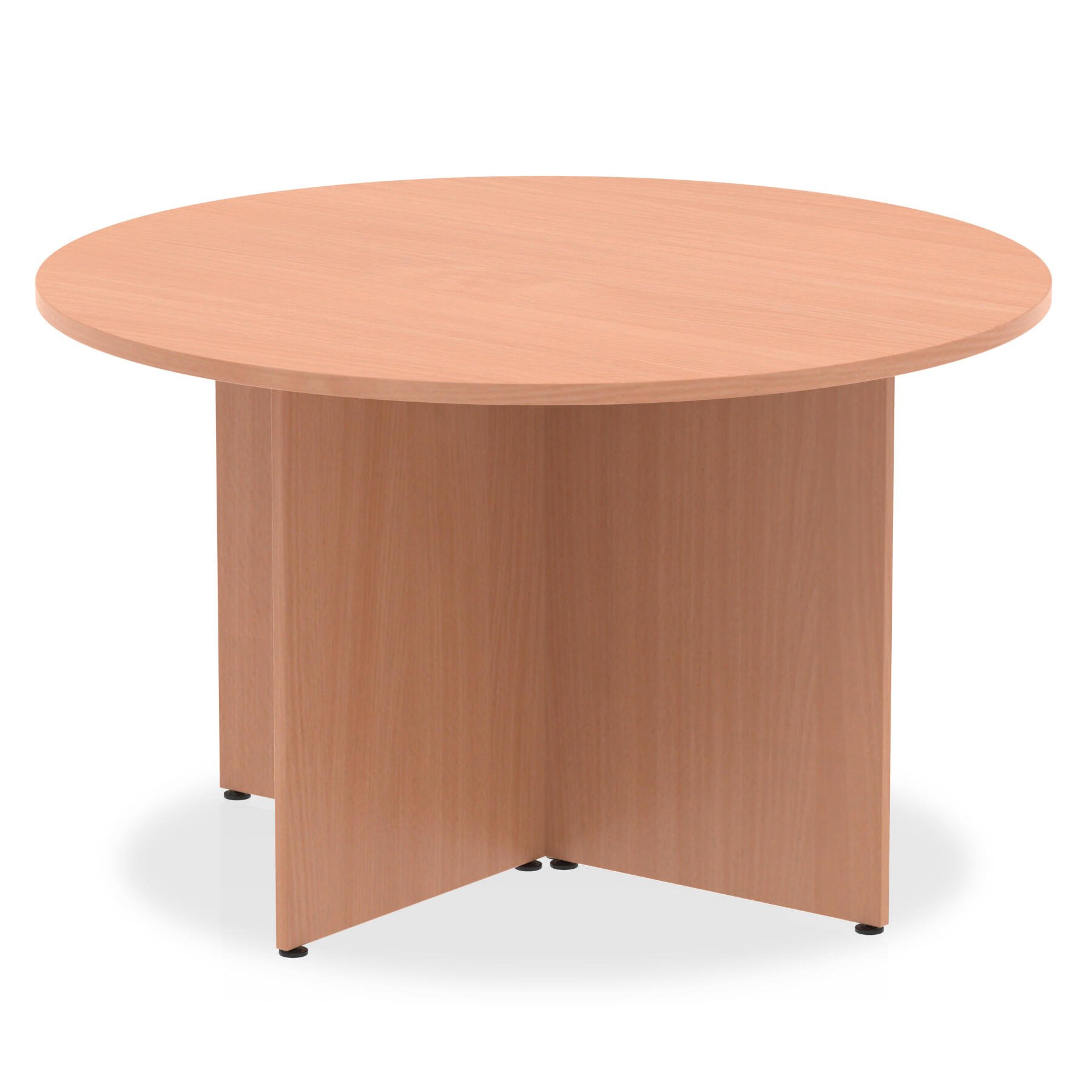 Dynamic Impulse Arrowhead Leg Round Table 1000x1000mm with Levelers ...