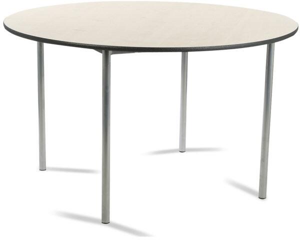 Advanced Premium Circular Table with Sturdy Steel Legs and MDF Top ...