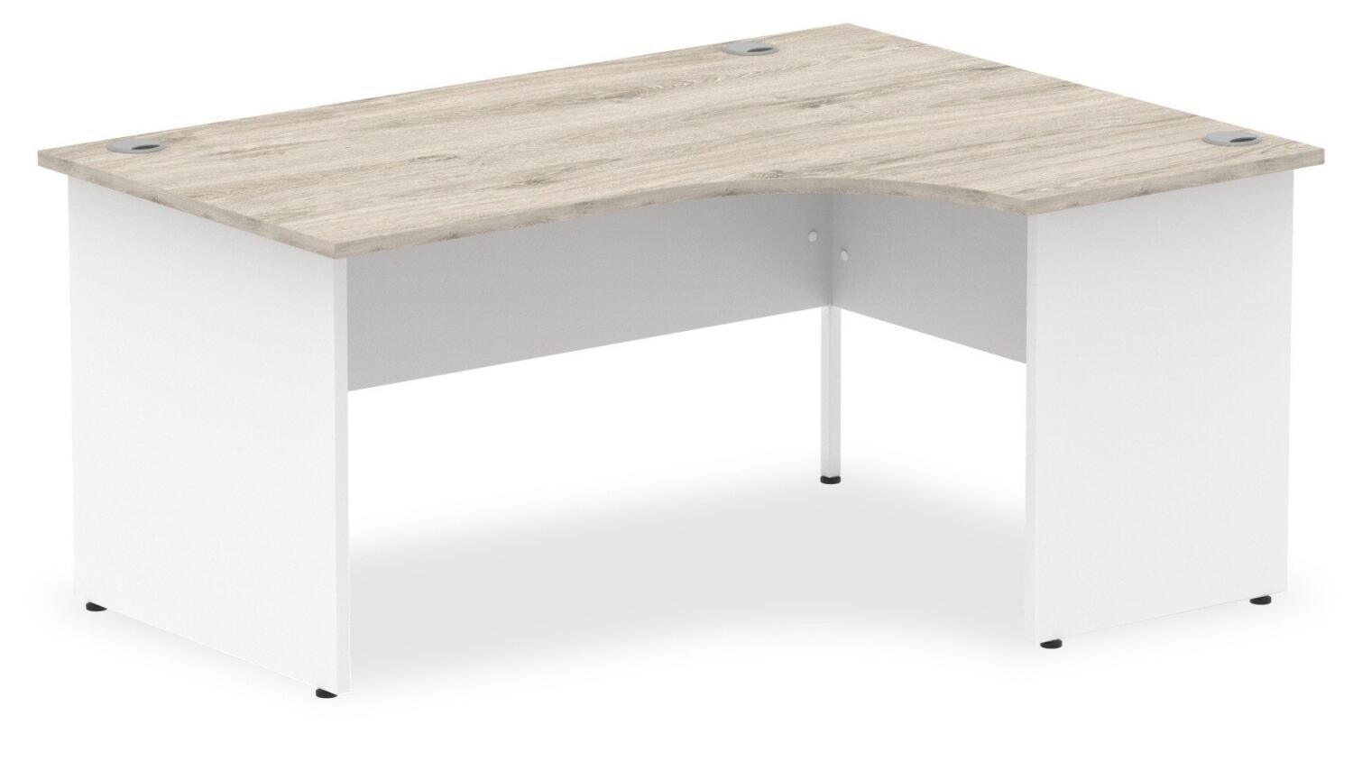 Dynamic Impulse Two Tone Corner Desk - 1600 x 1200mm with Panel End ...