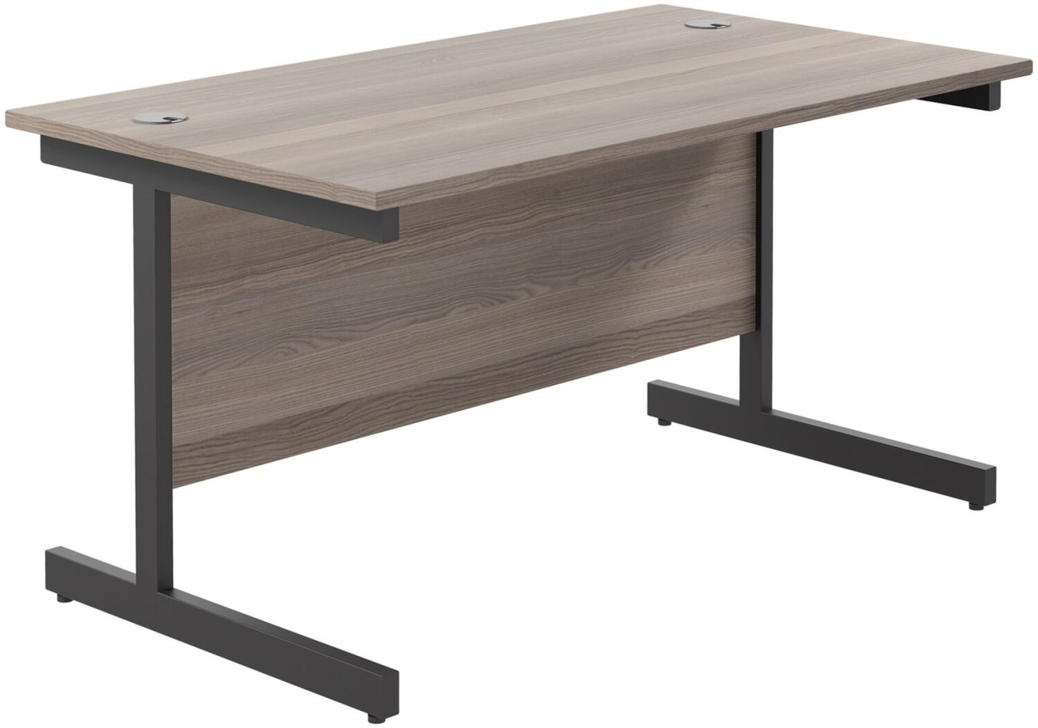 TC Single Upright Rectangular Desk with Cantilever Legs - 1200x800mm ...