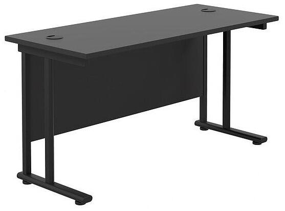 TC Twin Upright Rectangular Desk with Cantilever Legs - 1200x600mm ...
