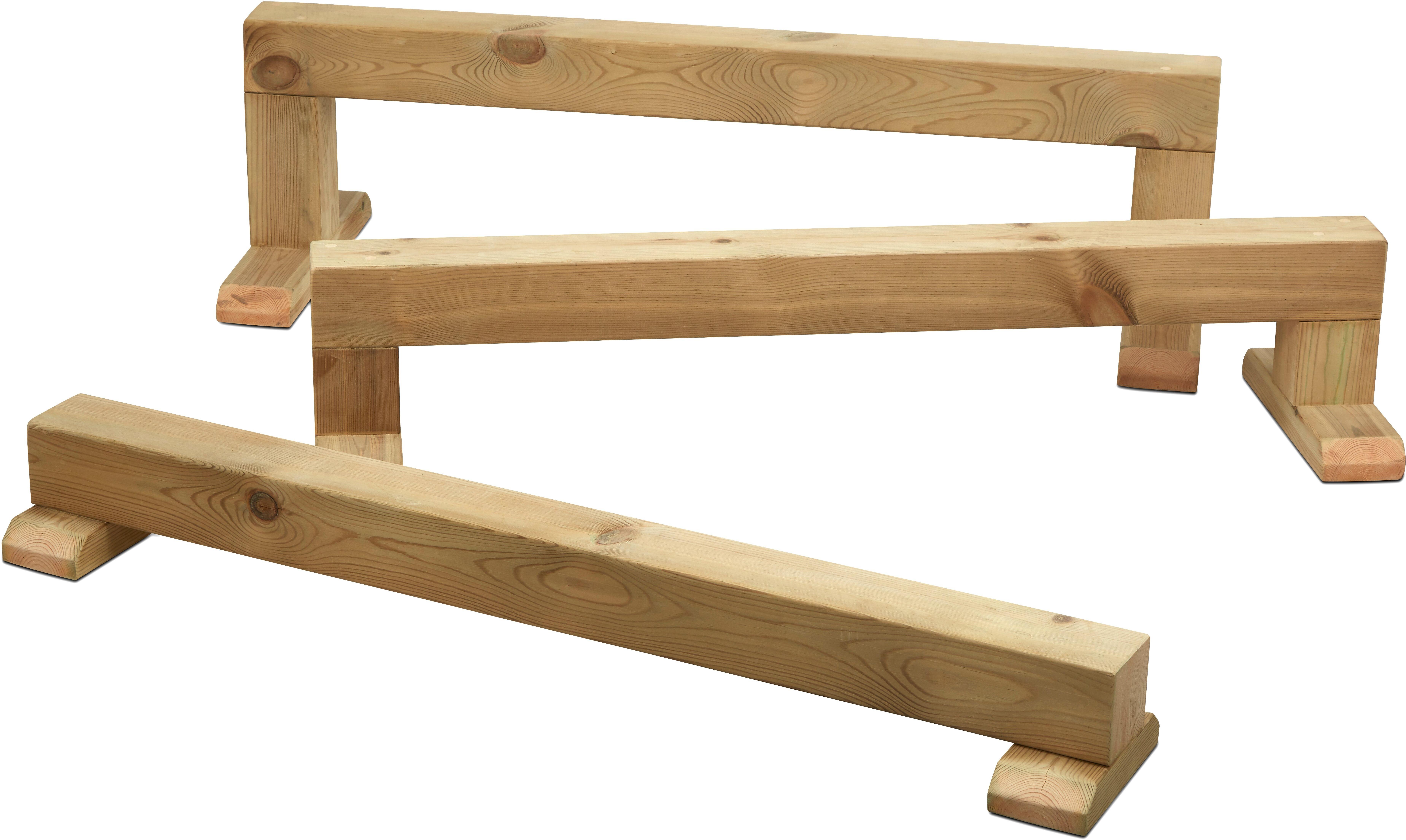 Millhouse Outdoor Balance Beam Set - Quality Redwood, UK Made - Office ...