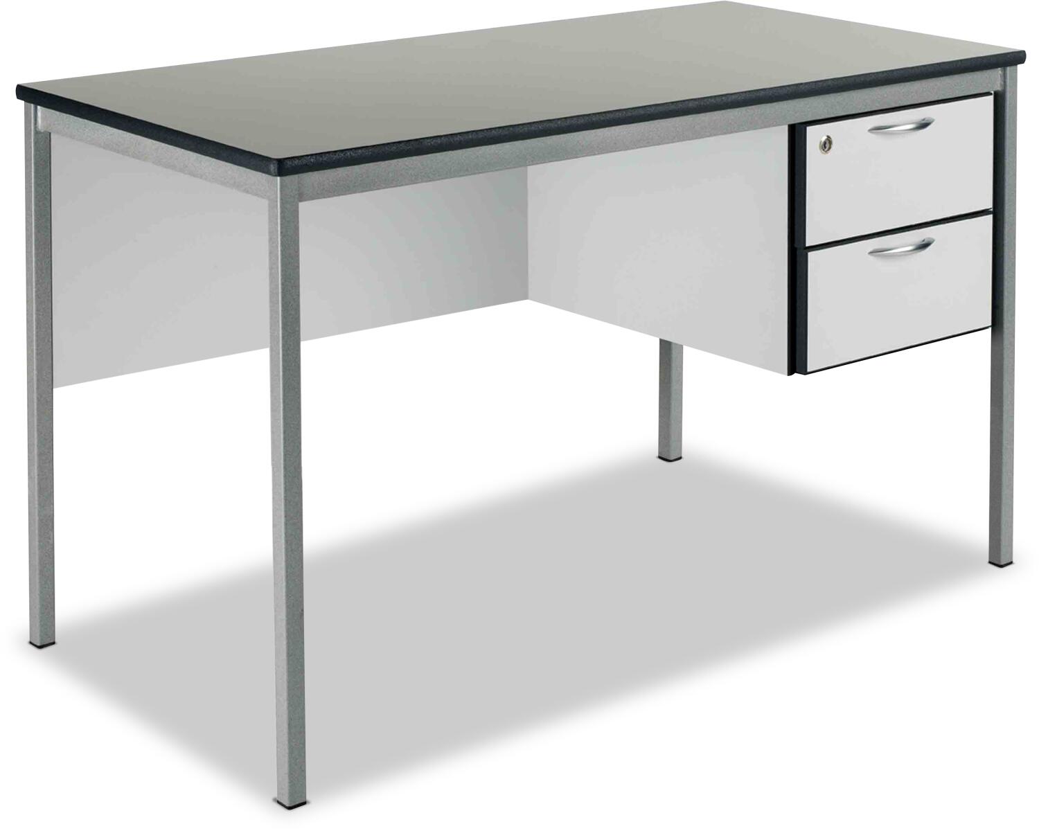 Metalliform 2 Drawer Teachers Desk with Fully Welded Frame - Office ...