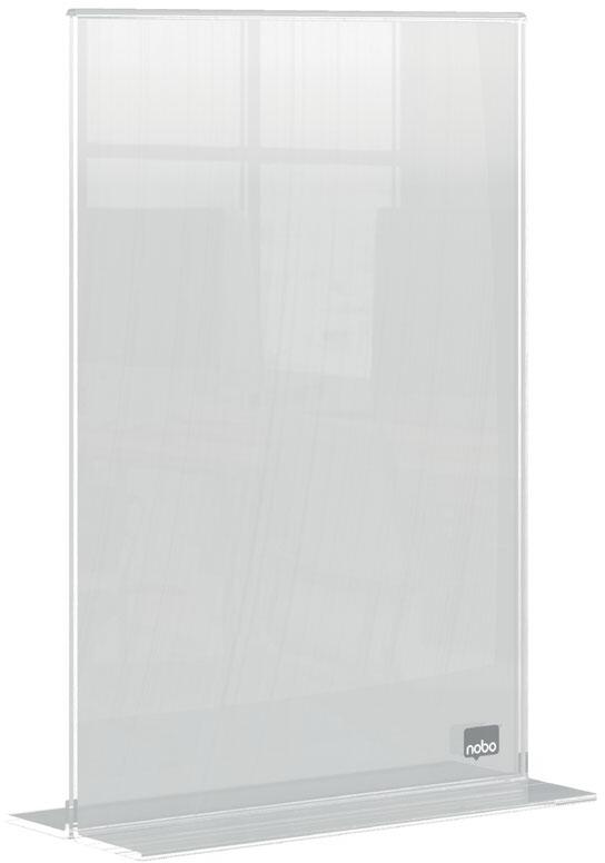 Nobo Premium Plus Clear Acrylic A5 Freestanding Poster Frame - Office ...