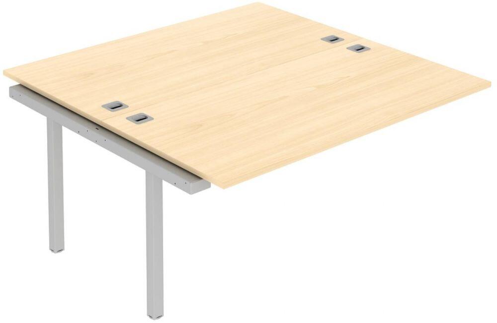 Elite Matrix Double Bench Desk with Shared Inset Leg 1400 x 1200mm ...