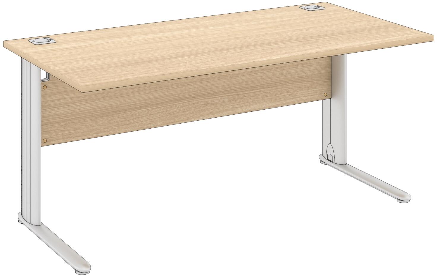 Elite Optima Plus Rectangular Desk with Advanced Cable Management Office Furniture Direct