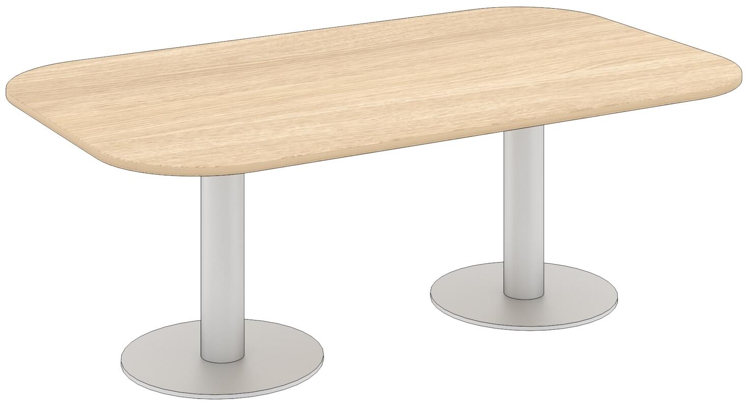 Elite Optima Plus Double D Ended Conference Table - Modern Design ...