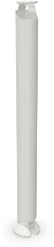 Metalicon Vertical Cable Manager for Sit/Stand Desks - Office Furniture ...