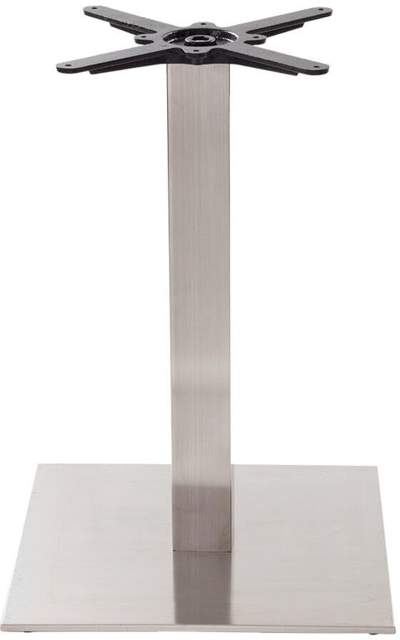 Tabilo Danilo Silver Steel Large Square Dining Table Base - (h) 730mm ...