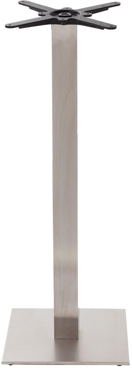 Tabilo Danilo Silver Steel Medium Square Poseur Table Base - (h) 1050mm ...