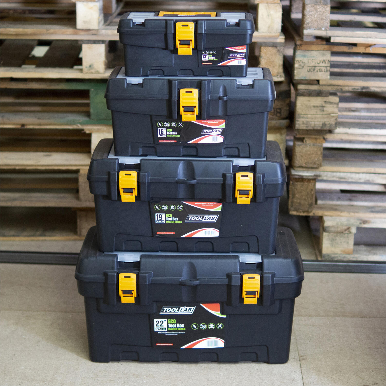 Tool-Lab Eco Master Series 16" Tool Box with Removable Tray - Office ...