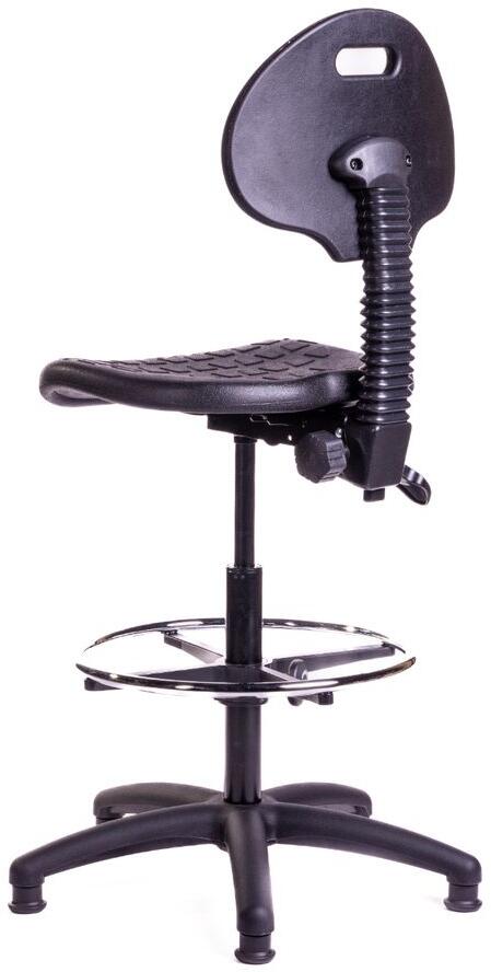 Industrial Chilli Polyurethane Draughtsman Chair - Durable & Washable ...
