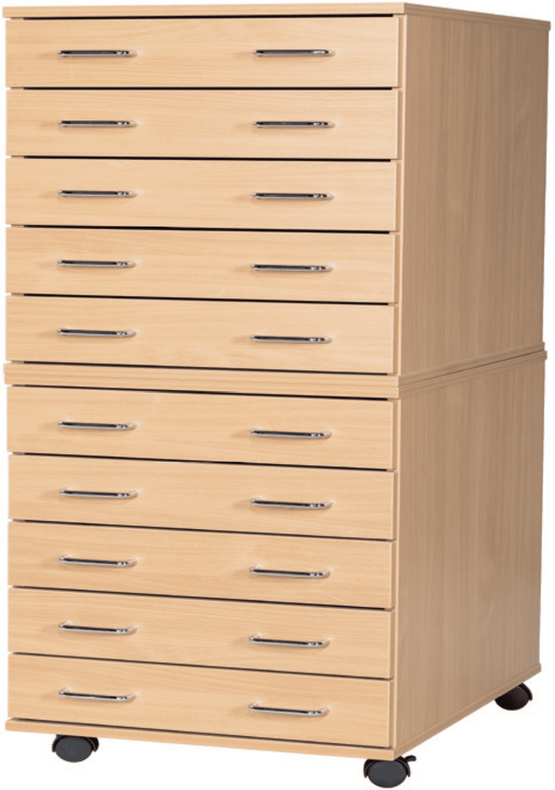 Willowbrook 10 Drawer A2 Plan Chest - Office Furniture Direct