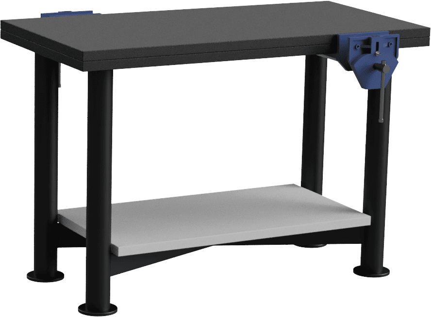 Willowbrook TekBench Phenolic Top 2 Person Bench with 2 Vices & Bottom ...